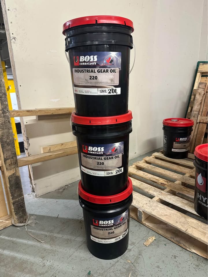 Industrial Gear Oil 220 - Boss Lubricants (20L) – Cowboy Tools