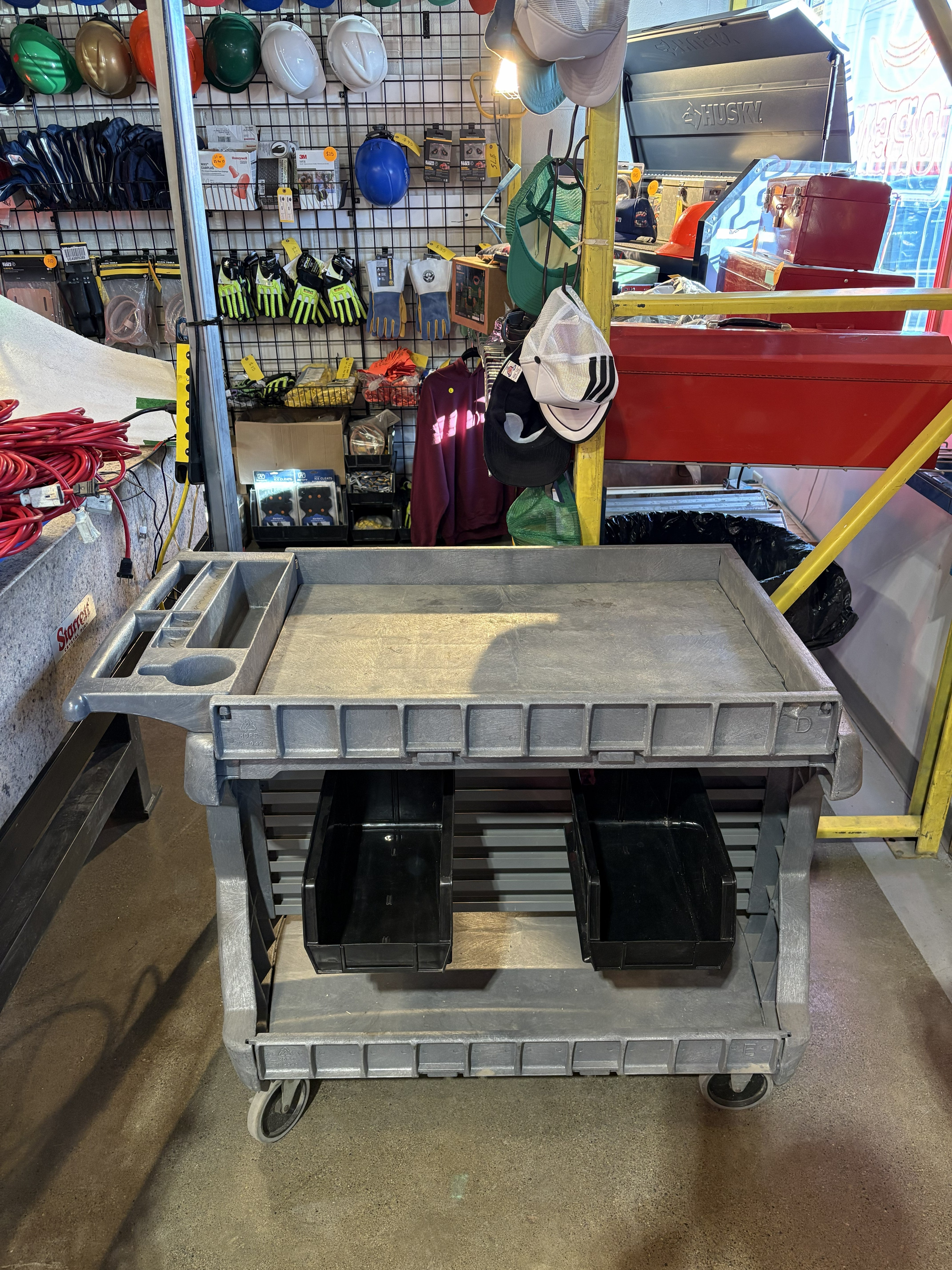 Uline Bin Utility / Shop Cart – Cowboy Tools